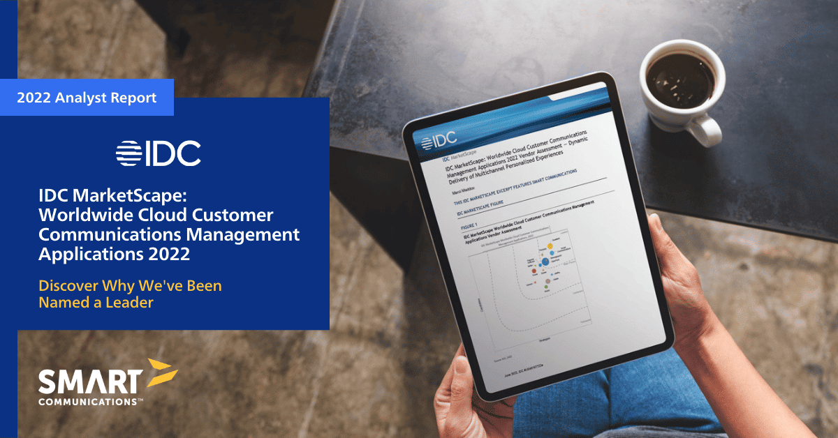 Smart Communications is a Leader in the IDC MarketScape for Cloud ...