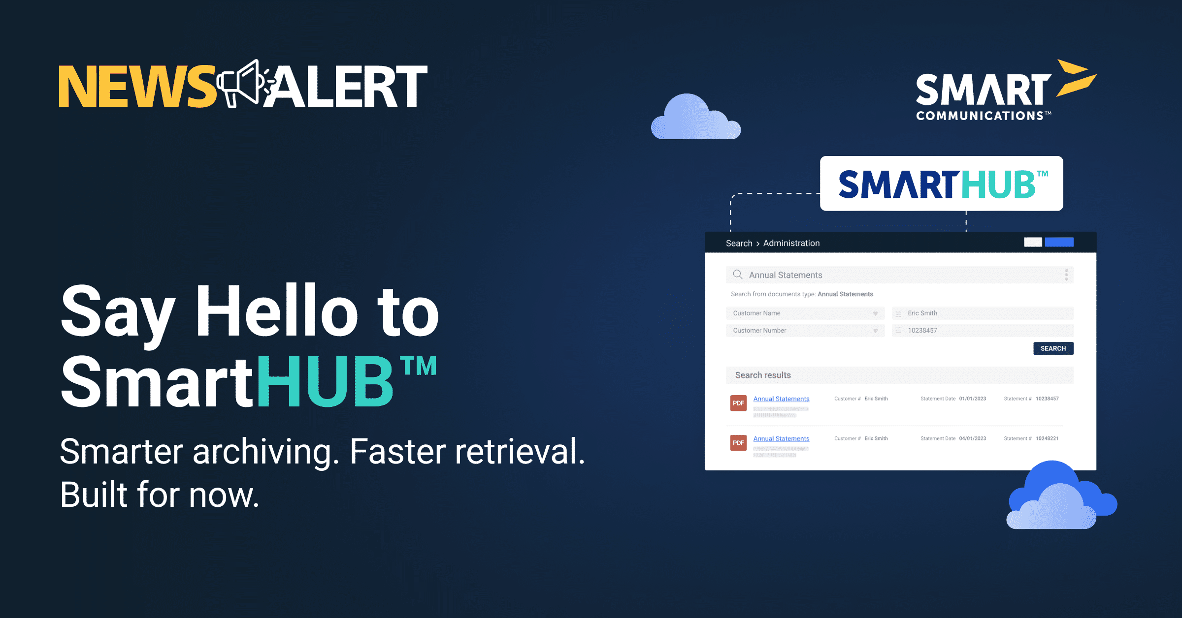 Smart Communications Launches SmartHUB™ Digital Archive