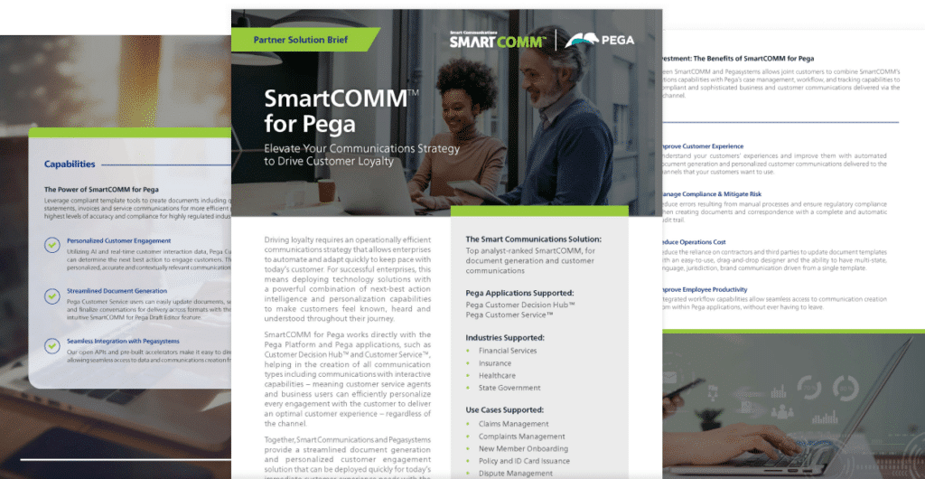 Smart Communications and Pegasystems