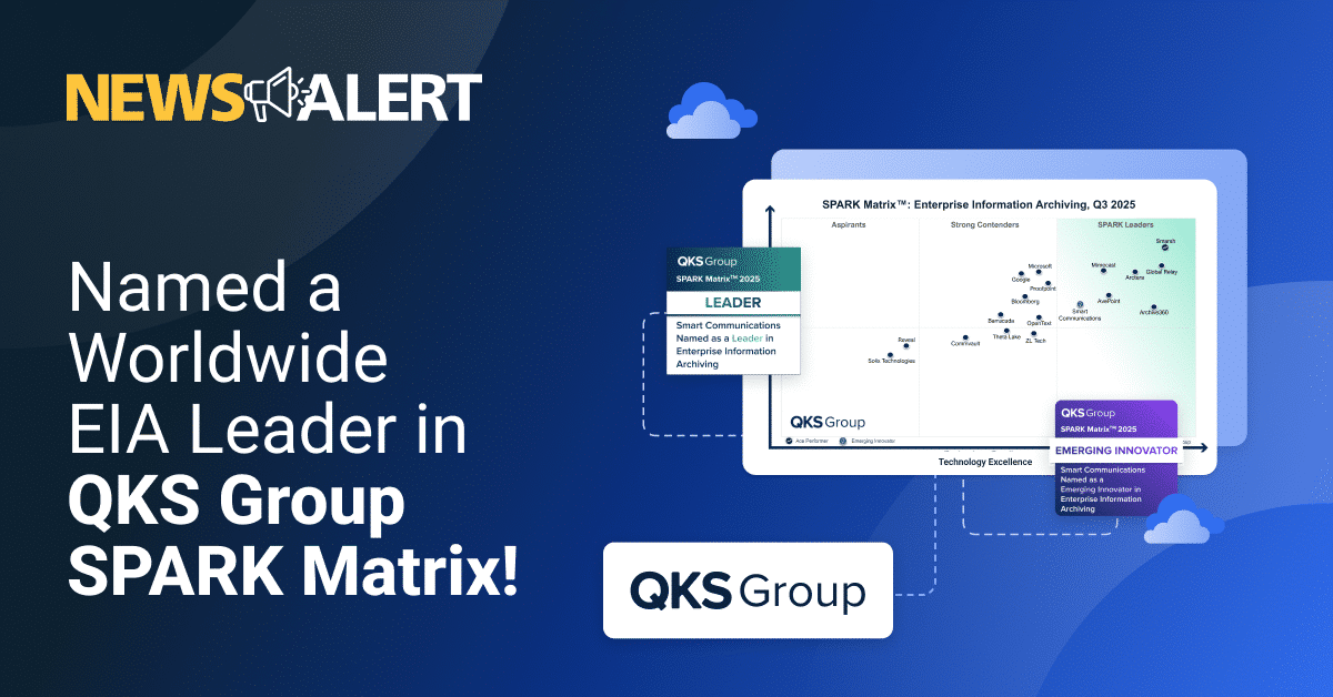 Smart Communications: Leader in Enterprise Information Archiving